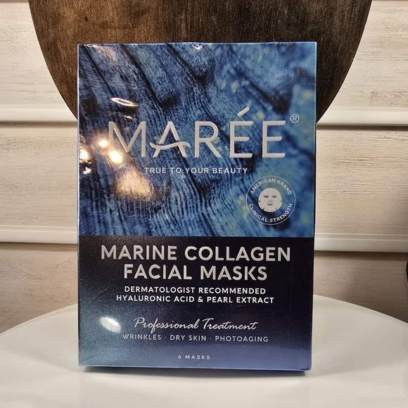 Skincare | Marine Collagen Facial Masks Blue | Poshmark
